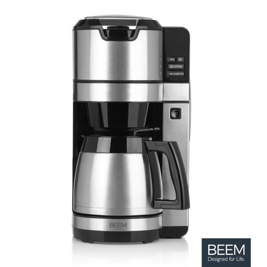 BEEM FRESH-AROMA-PURE Machine à café à filtre avec mécanisme de mouture ...