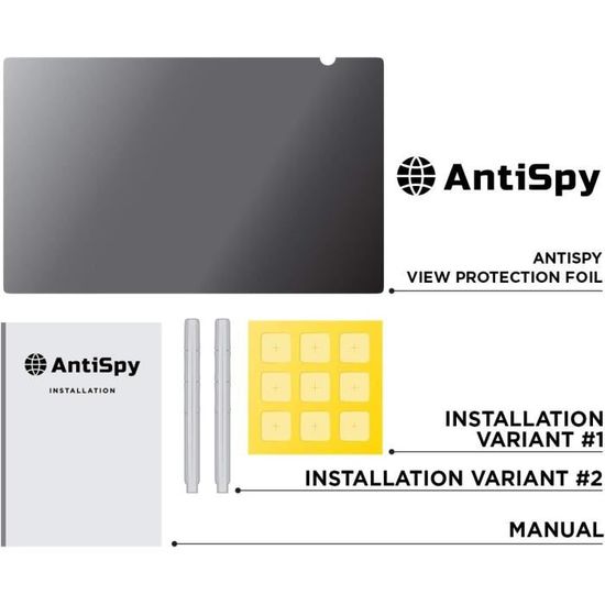 Film de protection visuelle pour ordinateur portable Cobus 14 AntiSpy ...