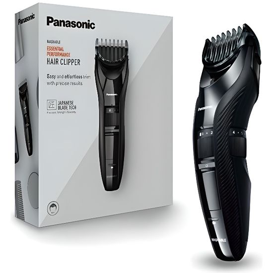 Panasonic ER-GC53 Tondeuse Cheveux Homme, Utilisation Avec/Sans Fil ...