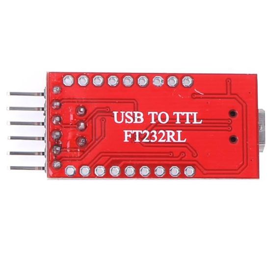 Module USB vers TTL - ZJCHAO - FT232RL - 3.3V/5V - Protection fusible ...