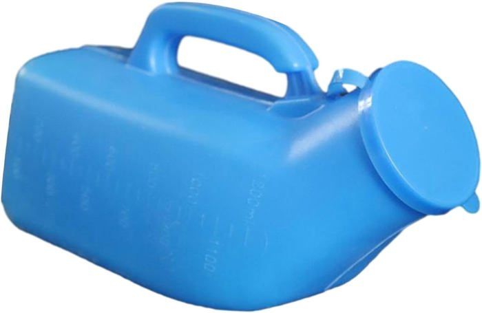 Bleu Bouteille de pipi male, urinoir masculin, bouteille de pipi, pot ...