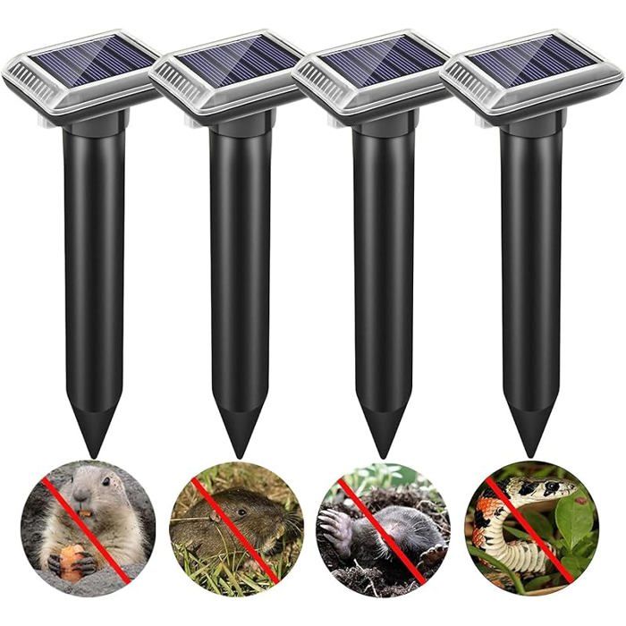 Mole Repellent, Chess Board Mole, Ultrasonic Solar Mole Repellent, Mole ...