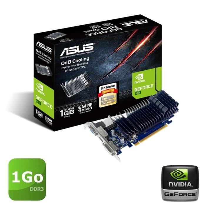 ASUS Carte Graphique NVIDIA GeForce® GF210 - 1Go - DDR3 - Cdiscount ...