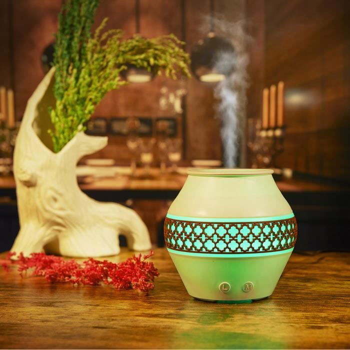 LED Aroma Diffuseur huile essentielle à ultrasons Purificateur d'air ...