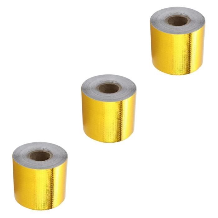 3 Pièces Bande Noir Ruban Adhésif Brun Ruban Adhésif Tuyau De Gaz ...