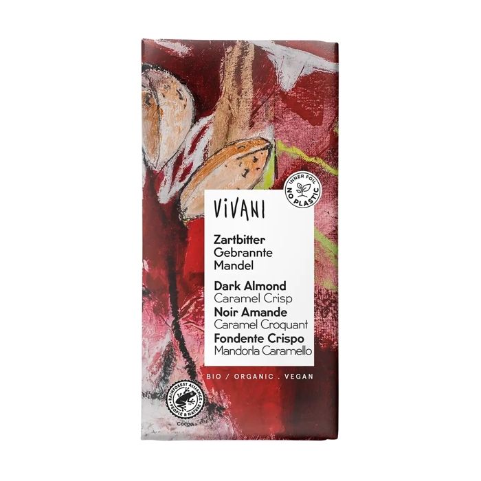 VIVANI - Chocolat noir aux dragées bio 80 g - Cdiscount Au quotidien
