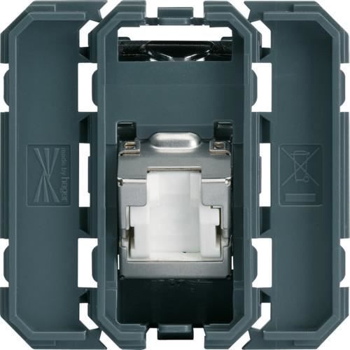 Prise RJ45 Cat. 6A STP Gallery - 2 modules - Incliné à 45° - WXF233 ...