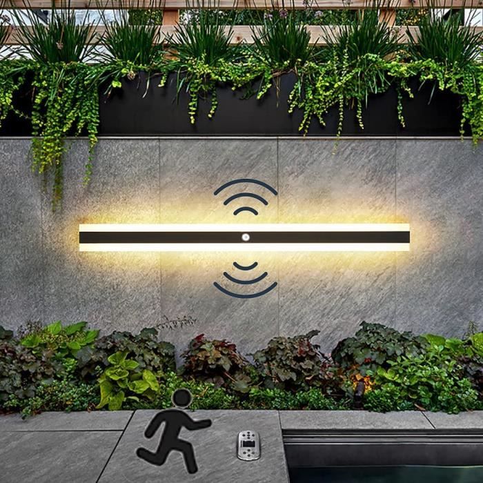 LED Extérieures Terrasse Appliques avec Détecteur De Mouvement, Moderne ...