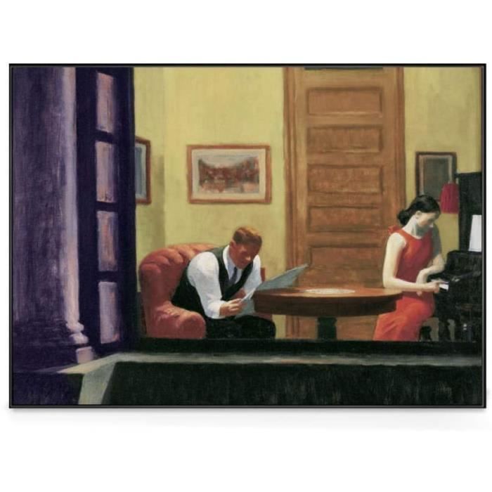 TABLEAU TOILE Edward Hopper Murale Art Toile Tableau peintures Edward ...