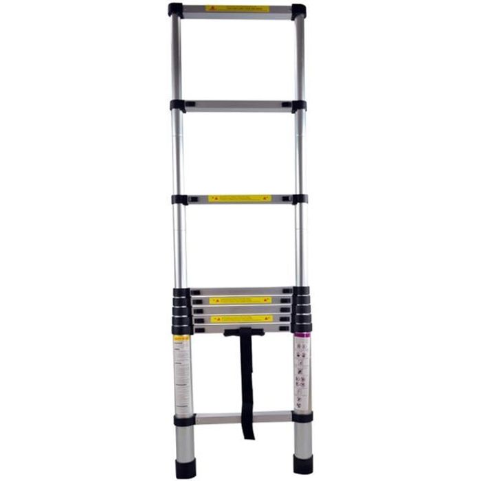 Échelle télescopique en aluminium AUFUN - 9 barreaux - Capacité de ...