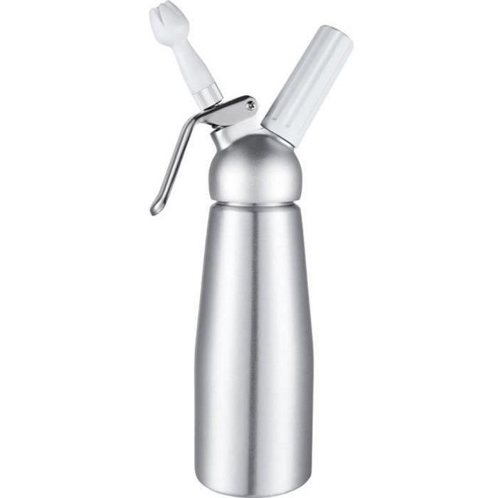 Siphon à Chantilly Professionnel 500ml en Aluminium pour Mousses et ...