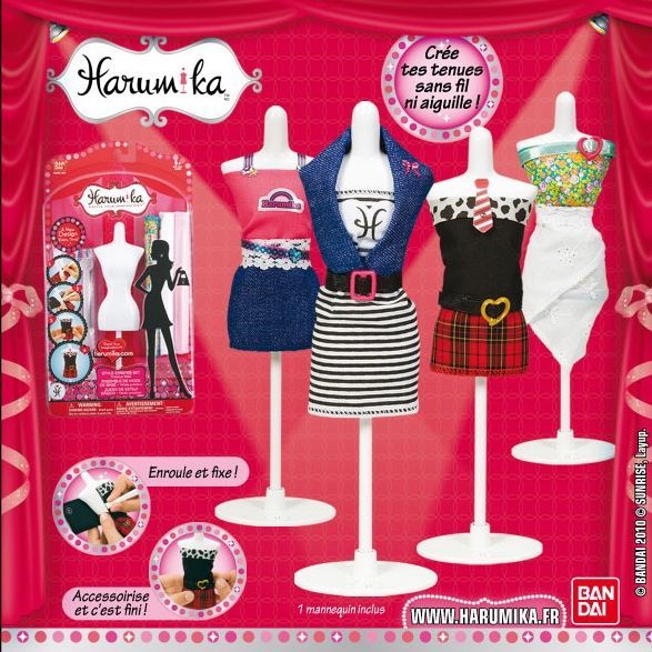 HARUMIKA Jeu de création de mini vêtements - Cdiscount Jeux - Jouets
