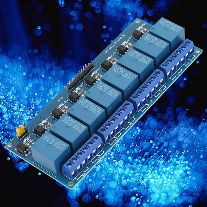 Duokon module de déclenchement Module de relais à 8 canaux avec module ...