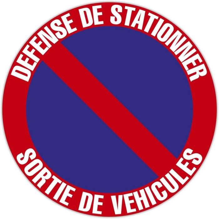 Panneau - Rond - Signalétique - Défense de stationner - Interdit de ...