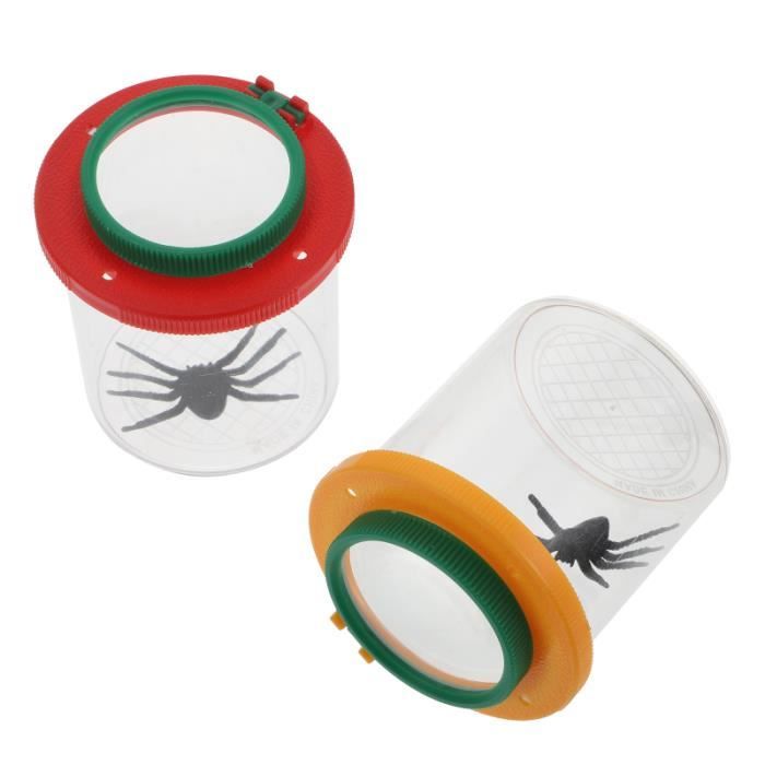 2pcs Insecte en Observation de JAR Loupe extérieure Jouet éducatif ...