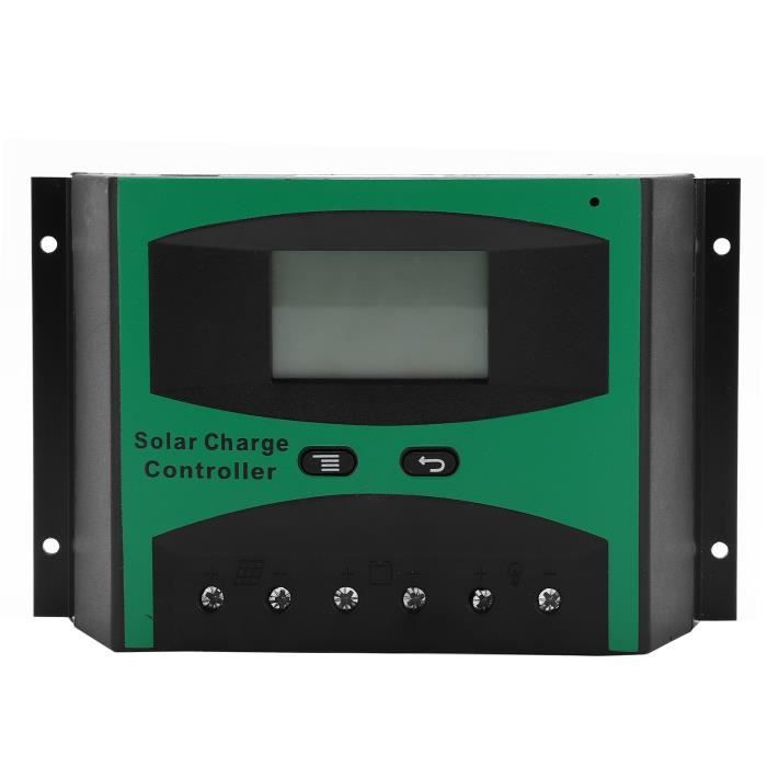 GOTOTOP Contrôleur solaire Régulateur solaire automatique de contrôleur de charge solaire de 50A ...