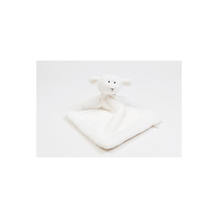 Doudou plat Mumbles Agneau - Marque MUMBLES - Couleur Cream - Taille ...