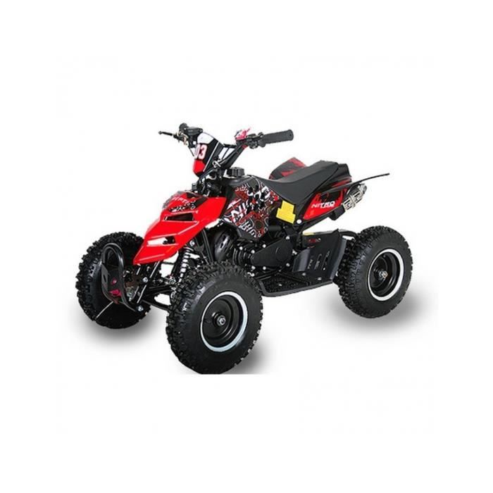 Pocket quad Raptor 6" E-Start - Rouge - Dirt bike / Pit bike / Mini ...