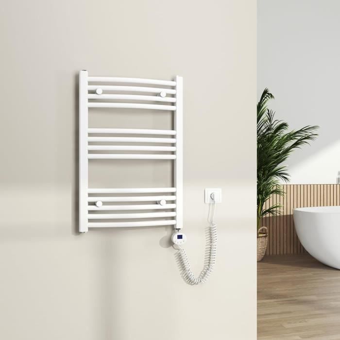 Ehskzjh Seche Serviette Electrique Avec Thermostat 750 X 500 Mm Sèche ...