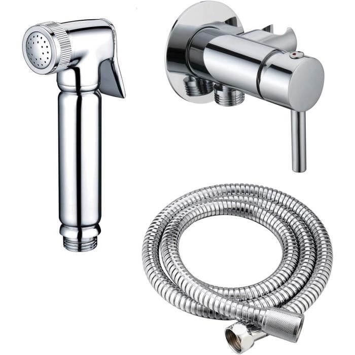 Douchette design WC - bidet Kit complet avec mitigeur Mini193 ...
