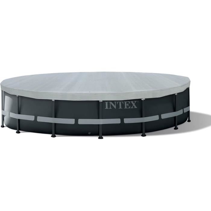Intex bâche Protection pour Piscine Ronde 4m8830 - Cdiscount Jardin