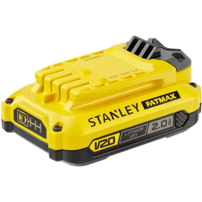 Batterie 18V 2 Ah - Stanley Fatmax - Compatible avec la gamme STANLEY ...