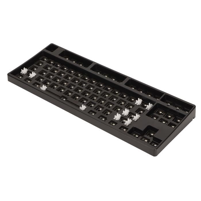 LAM-Base de clavier mécanique modulaire 87 touches RVB avec logiciel ...