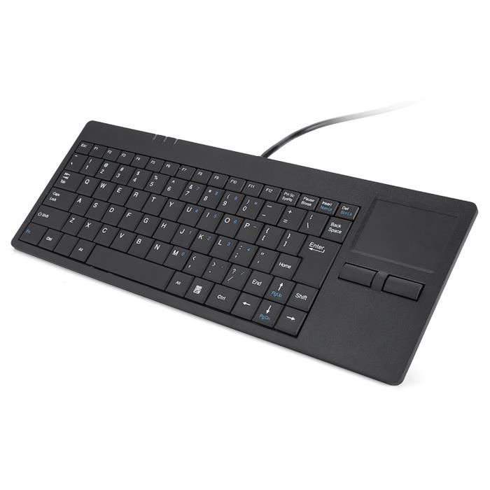 Mini clavier USB Clavier Filaire avec Tapis de Souris Clavier Ultra Fin ...