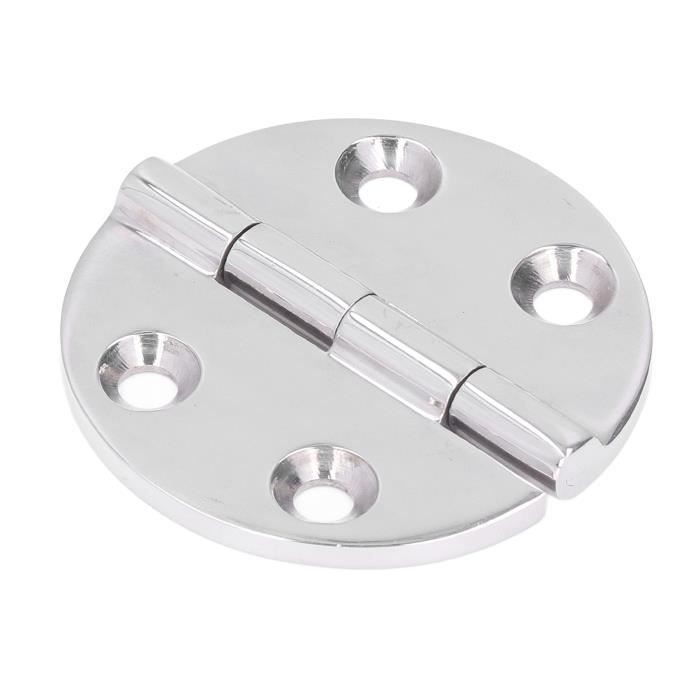 VBESTLIFE charnière ronde pour bateau Charnière ronde de 64 mm en acier ...