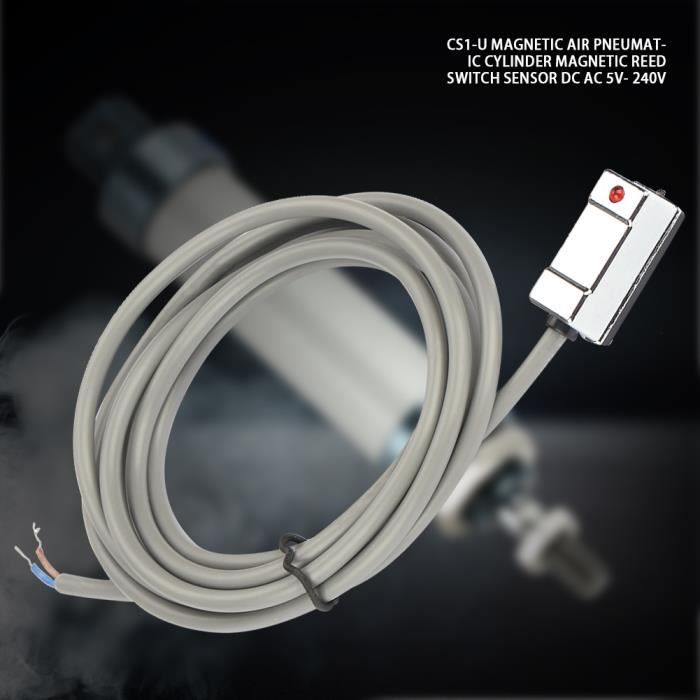 YOSOO Capteur magnétique à lames Reed Switch Magnetic Sensor, DC AC 5V ...