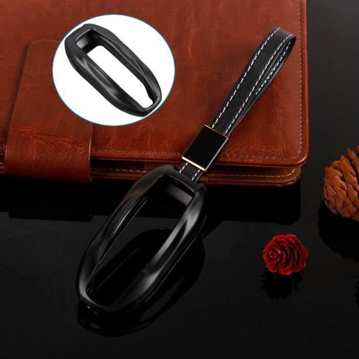 Coquille du boîtier de clé télécommande pour tesla model s noir ep69576 ...