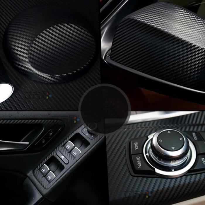 Film Carbone Voiture Covering Carbone Mat,Autocollant Carbone Adhésif ...