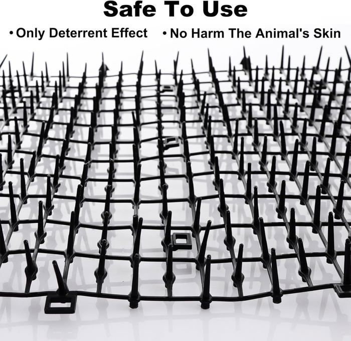 30 x 400 cm noir anti pics pour chat,tapis répulsif en plastique avec ...