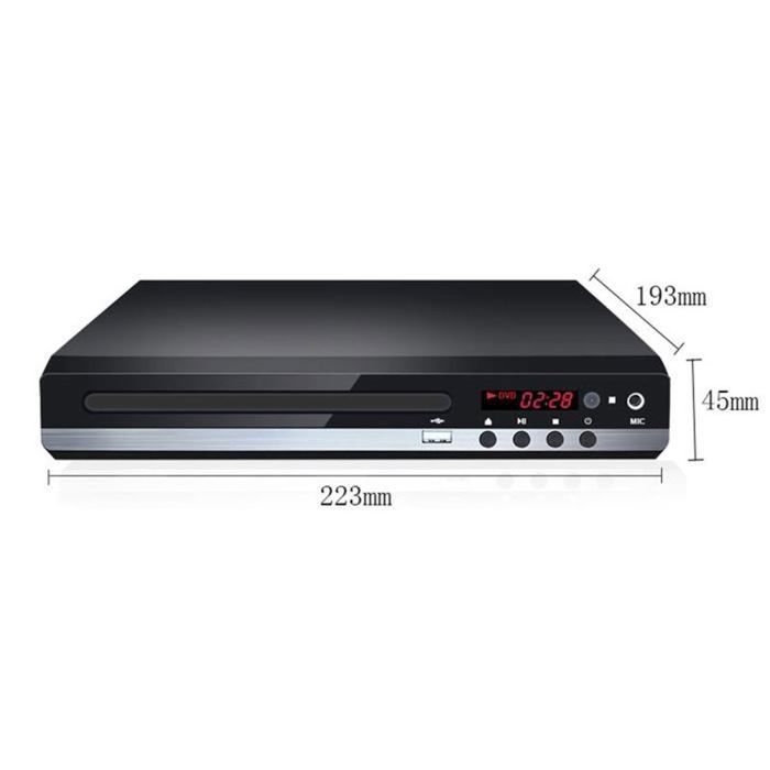 LECTEUR ENREGISTREUR HD DVD Lecteur DVD domestique 1080P avec cble HDMI ...