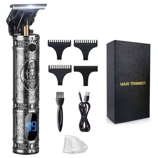 SURKER USB Tondeuse à Cheveux Professionnelle Tondeuses Sans Fil Rasoir à Barbe Tondeuse Kit ...