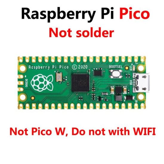 Raspberry pi pico - Carte De Microcontrôleur Haute Performance Raspberry Pi Pico Ou Pico W Avec ...