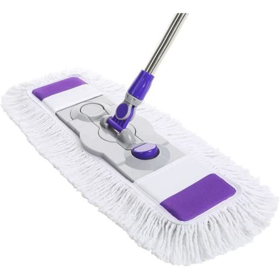 Balai À Franges À 360 Degrés Avec 2 Têtes De Balai En Microfibre ...
