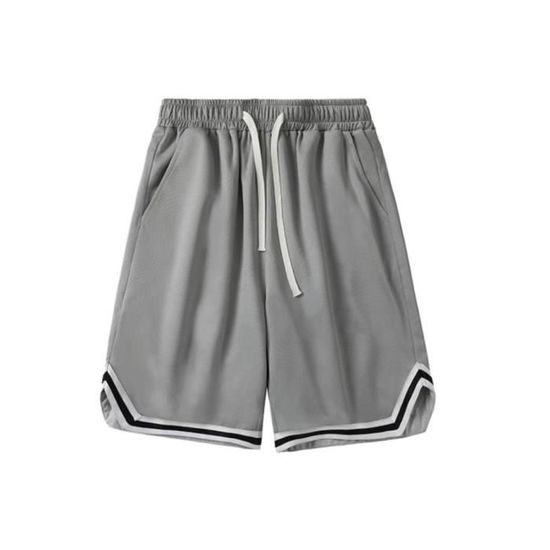 Short de basket homme été ample blanc jambe large sport casual ...