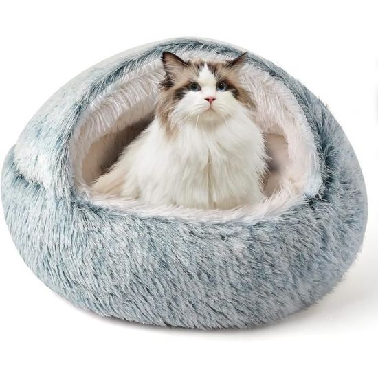 CATISM Chat Lit Rond Coussin pour Chat lit de Chat Panier Lit pour Chat ...