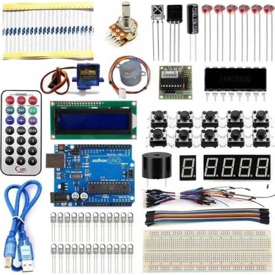 UNO R3 Board Project Basic Starter Kit for Arduino DIY - Cdiscount Informatique