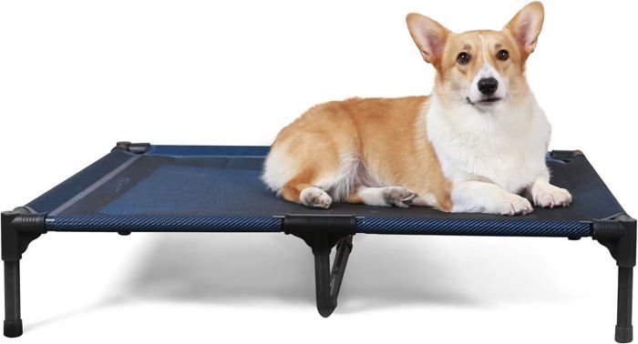 Lit Surélevé Pour Chien,Lit Chien De Camp Sur Pieds Pliable Intérieur ...
