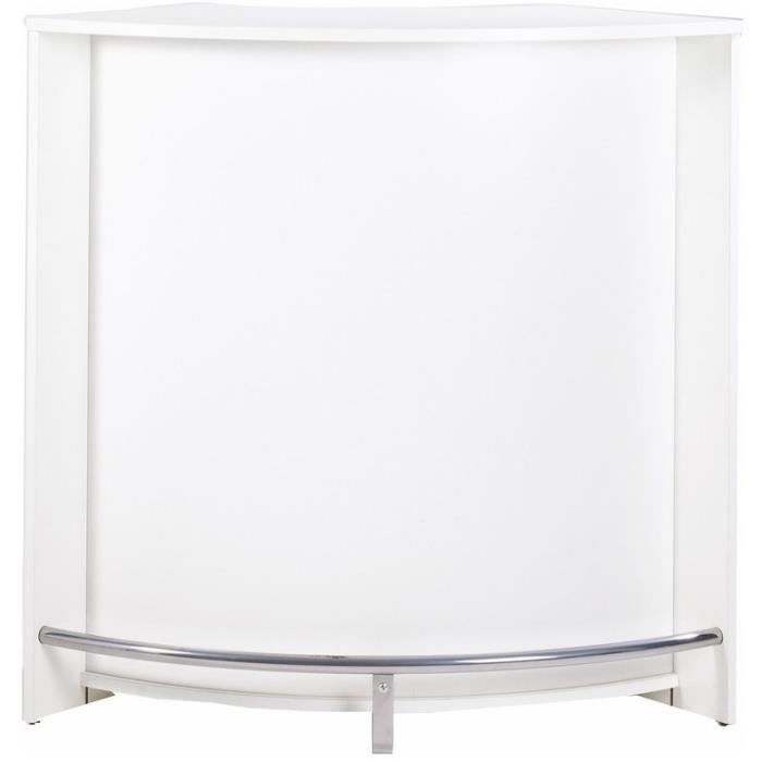 Comptoir de bar blanc Snack 106 - Cdiscount Maison