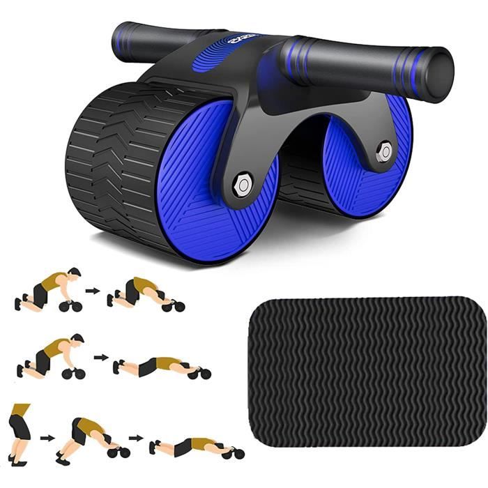 Automatic Rebound Abdominal Wheel, Auto Rebound Ab Roller Wheel, 4" Wide Abdominal Muscle Wheel ...