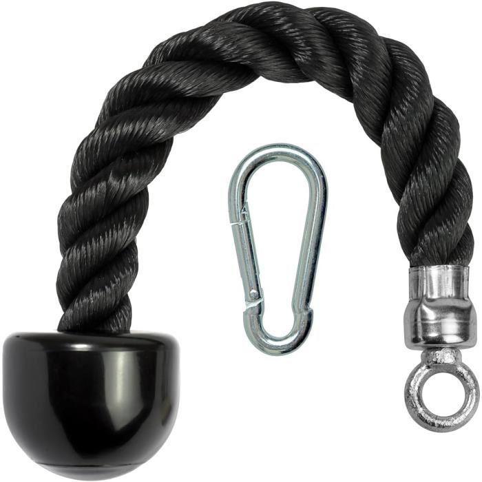 U7223 Corde Triceps Simple, Corde Triceps Musculation Avec Mousqueton ...