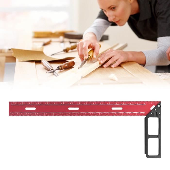 DEX règle de mesure carrée pour le travail du bois Règle de mesure ...
