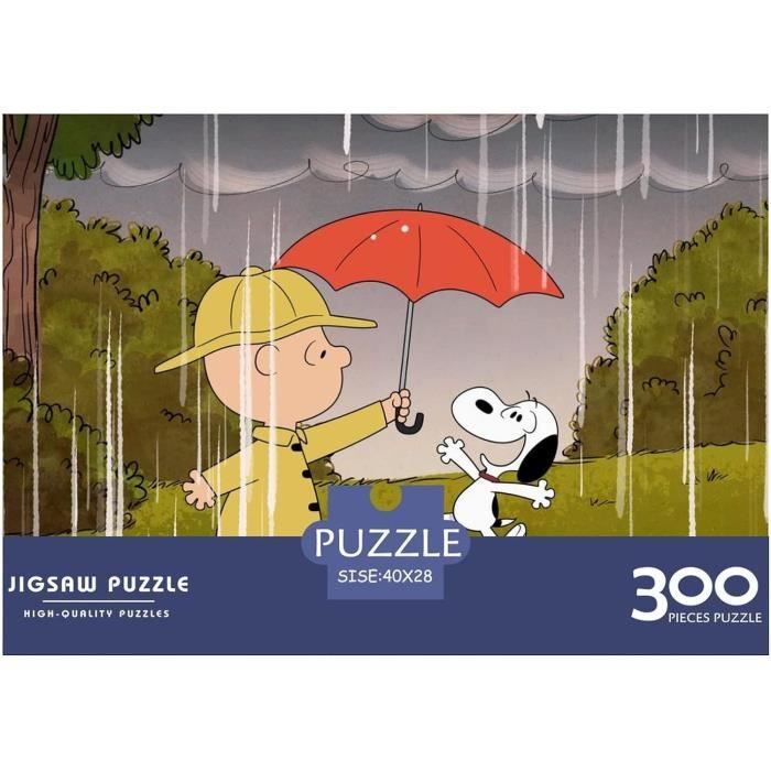 Snoopy Puzzles 1000 Pieces Puzzle En Bois Diy Dessin Animé Jeu D ...