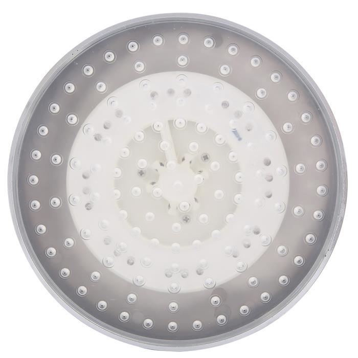 Fdit Douche lumineuse à LED Tête 8pouces de pluie ronde en acier ...