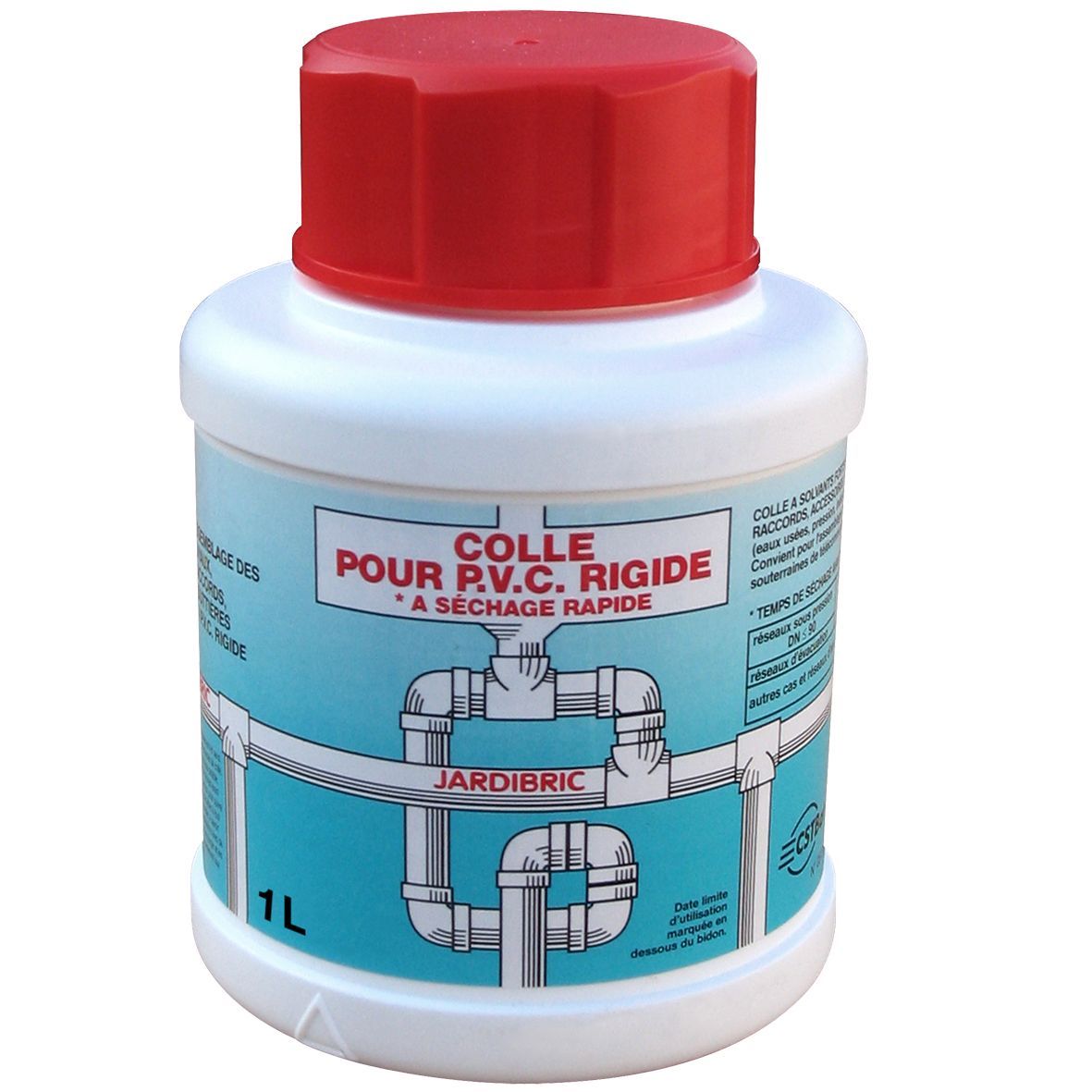 Jardibric – Pot de colle PVC, 500 ml colle à solvants pour assemblage ...