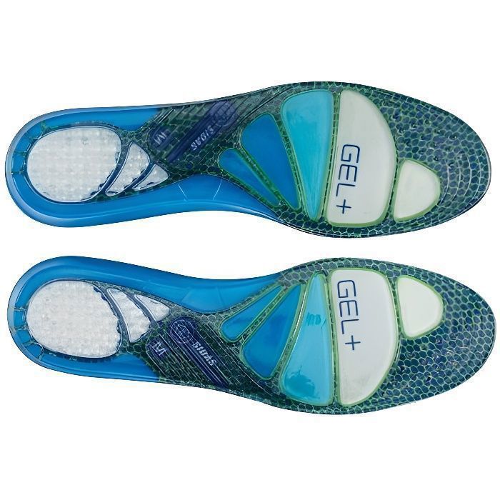 Semelle - SIDAS - Cushioning Gel Memory - 37/38 - Bleu - Amorti optimal ...
