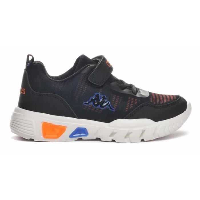Sneakers Wamby Sportswear pour Garçon - Noir, orange - LED - Polyester ...